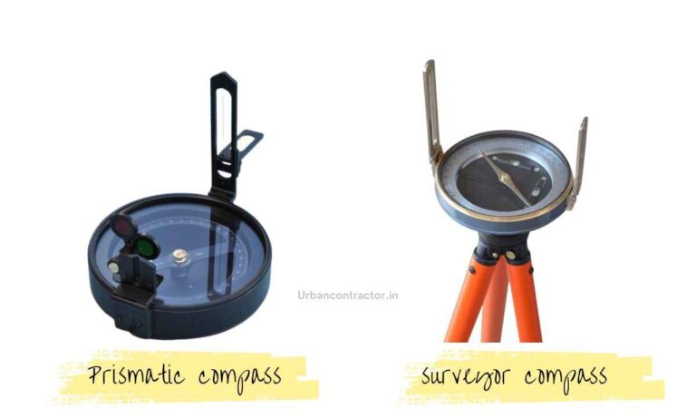 Difference Between Prismatic Compass and Surveyor Compass